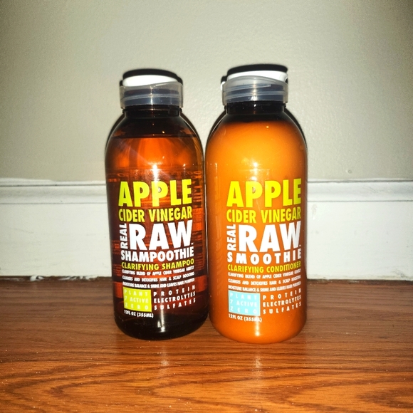 Hair | New Real Raw Shampoo Conditioner Apple Cider Vinegar Clarifying ...